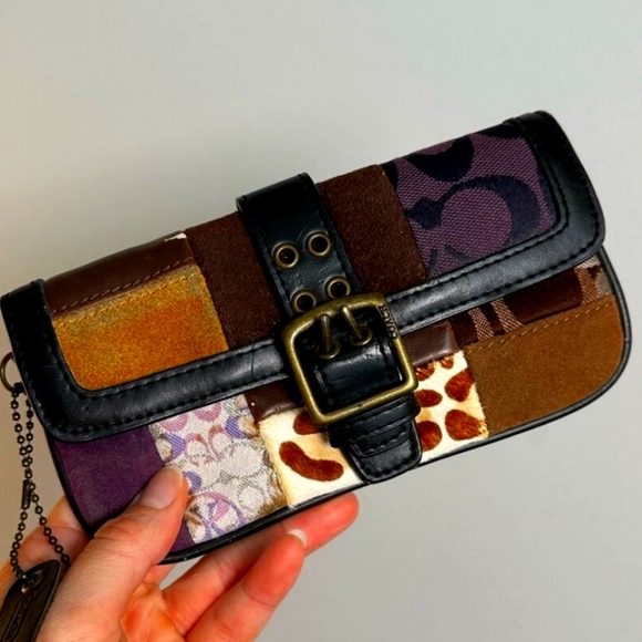 Coach | Bags | Coach Patchwork Wallet Vintage | Poshmark